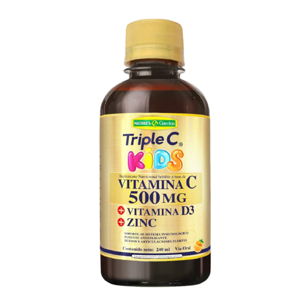 TRIPLE C KIDS SOLUCION ORAL 240ML NATURES GARDEN | El Arbolito